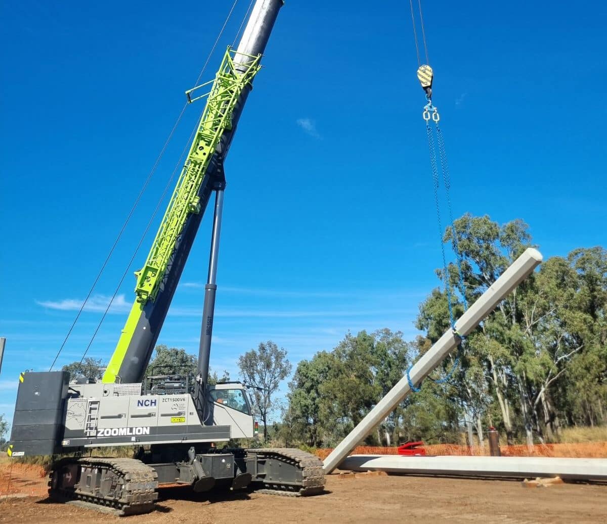 150T Zoomlion Telescopic Crawler Crane - Nationwide Crane Hire