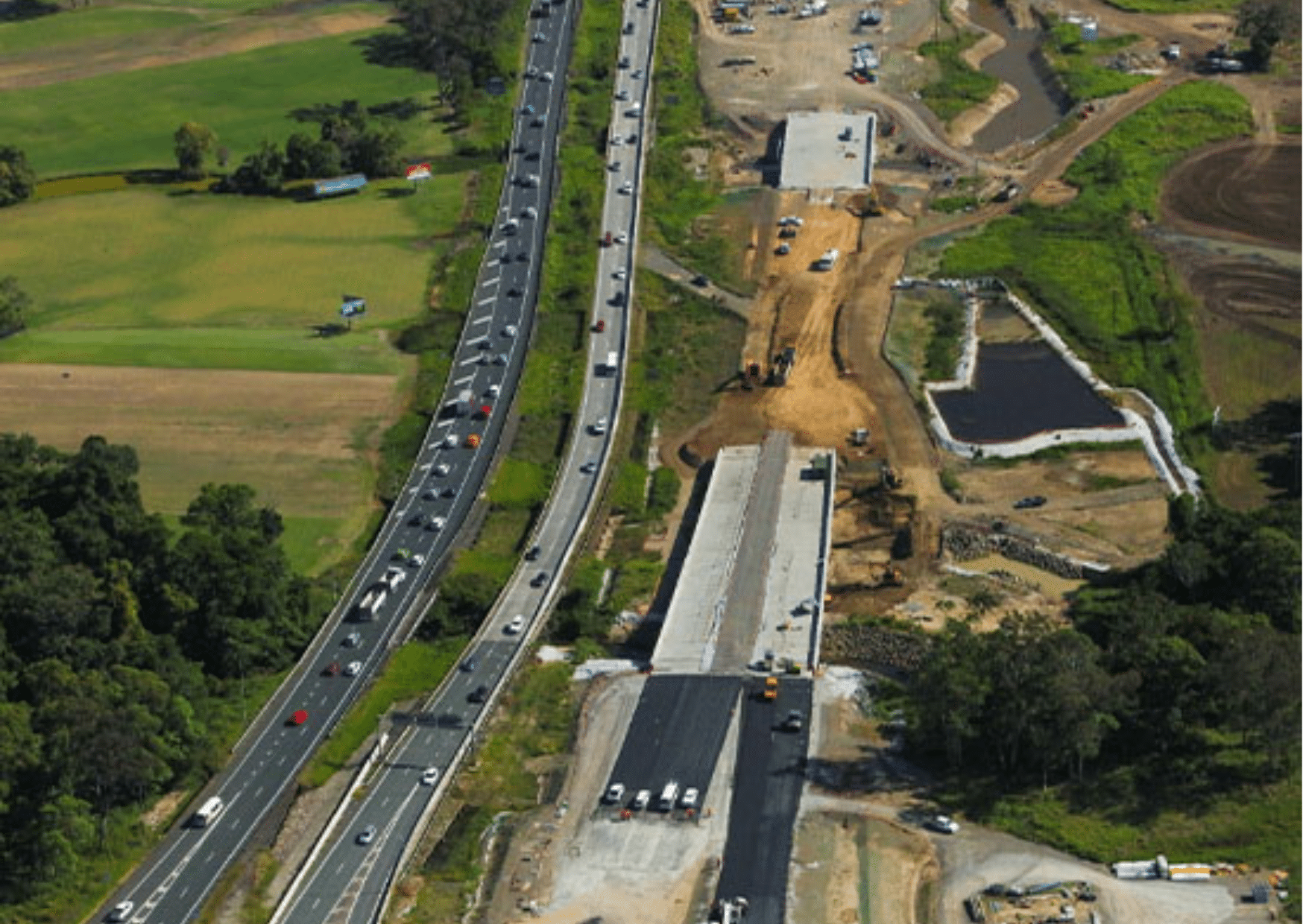 Nationwide Crane Hire: 25T Franna Crane for Bruce Highway Project